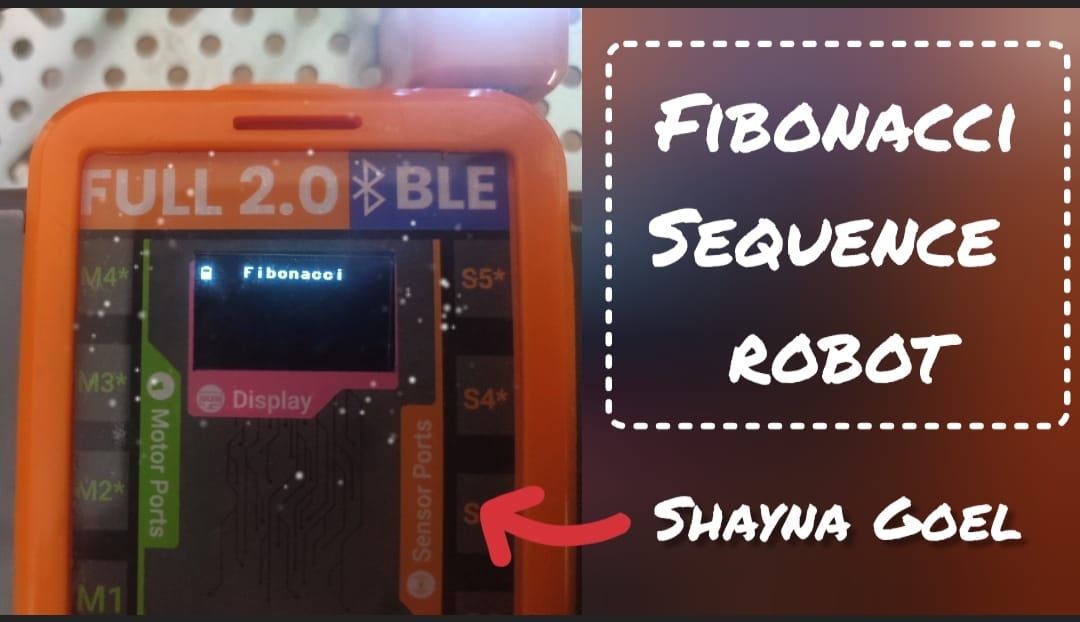 Fibonacci Sequence on Robots Brain - Avishkaar Project