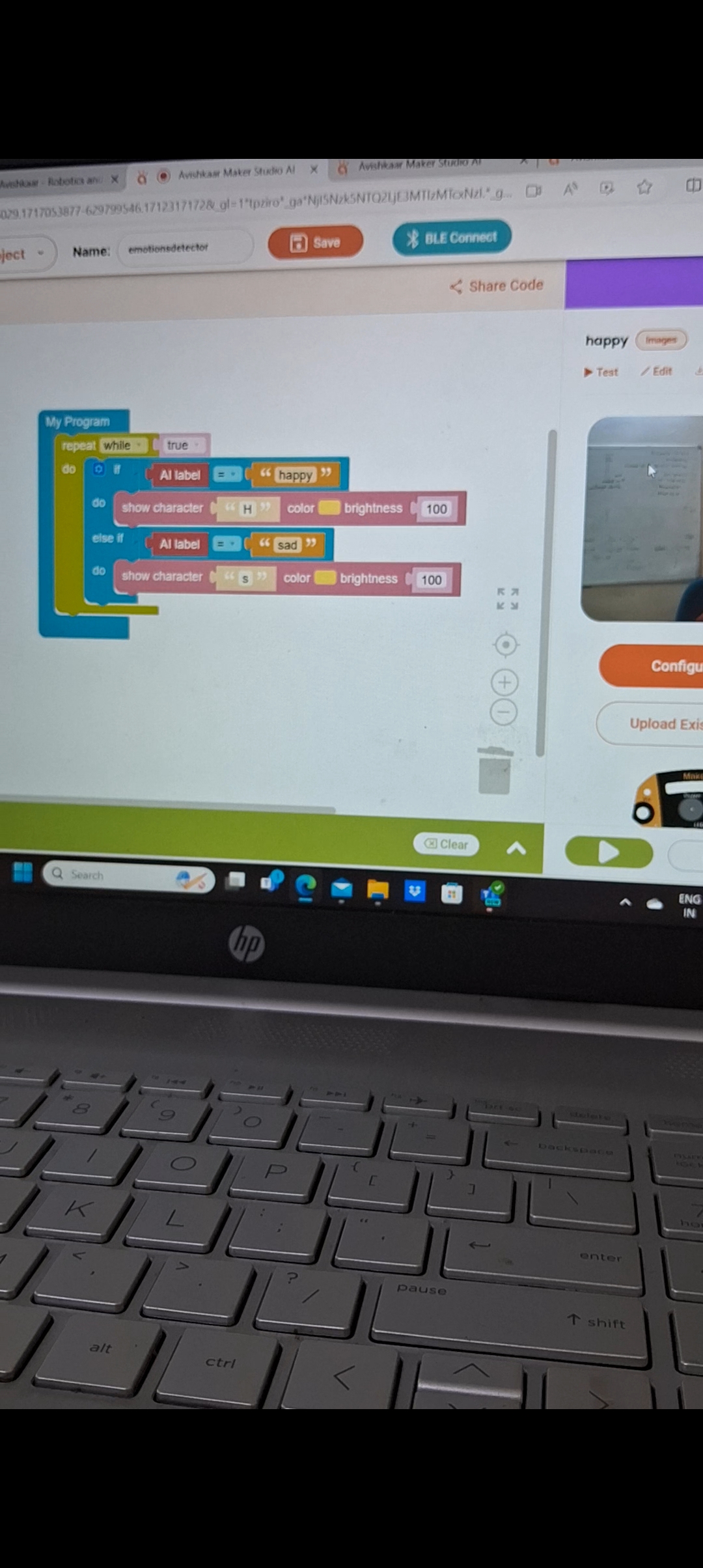 emotion detector - Avishkaar Project
