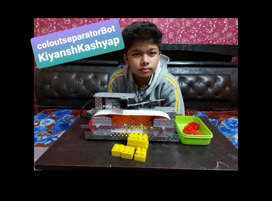 Color sorting Bot - Avishkaar Project
