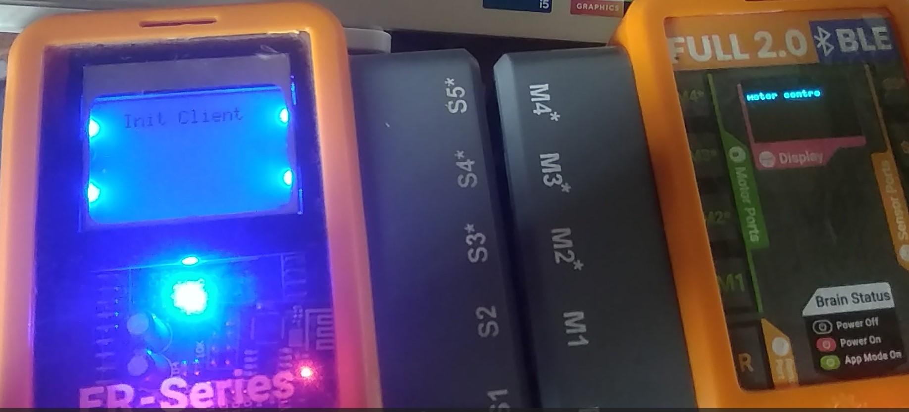 Controlling motor in client server mode - Avishkaar Project