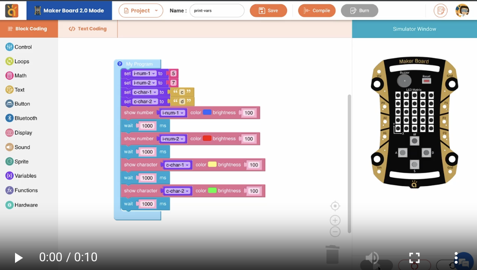 Printing various Variables on AMS AI - Avishkaar Project