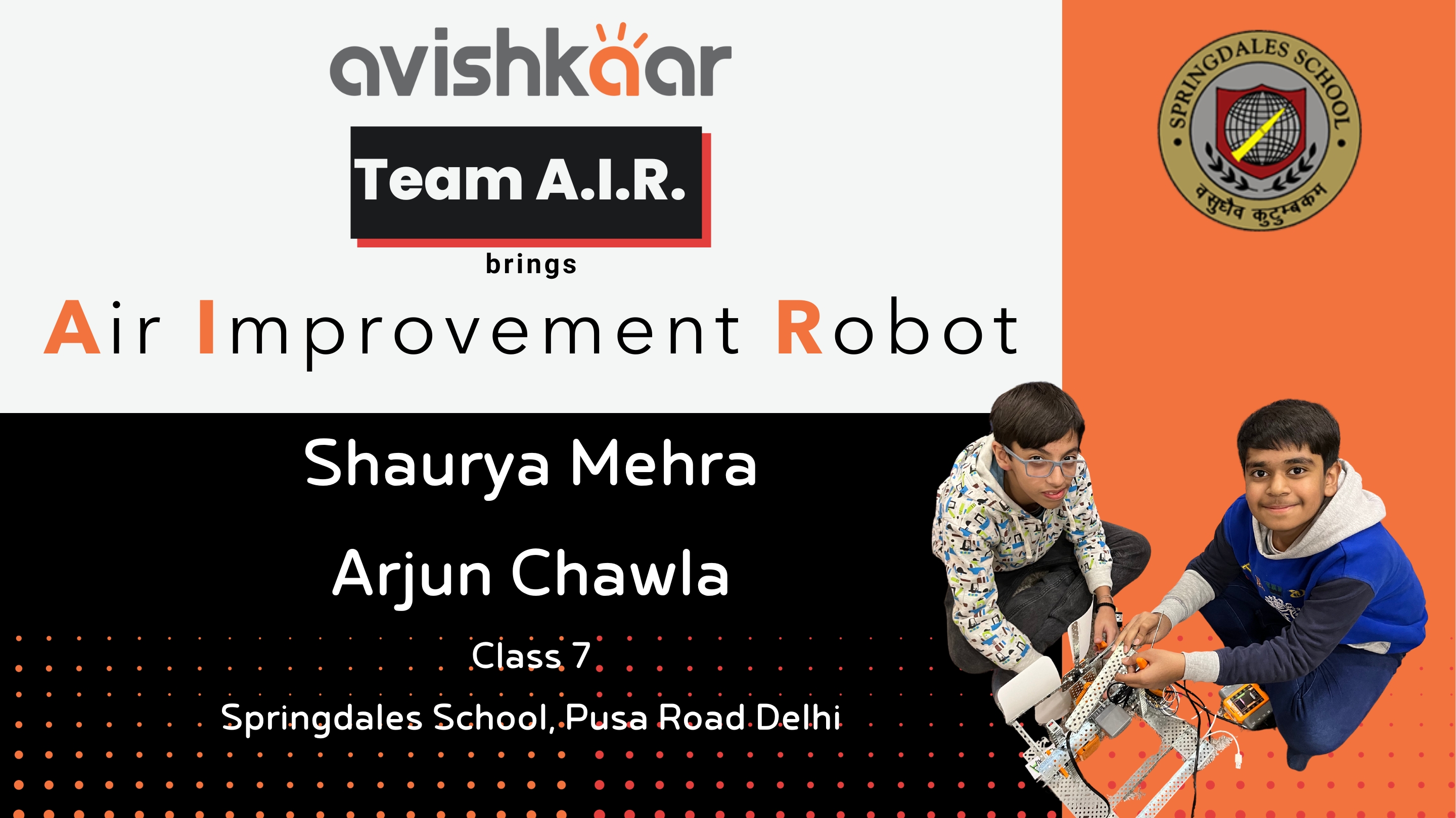 Avishkaar League 2023 Makeathon Team AIR - Avishkaar Project