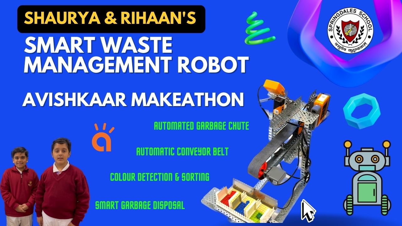 Smart Waste Management Robot Prototype - Avishkaar Project