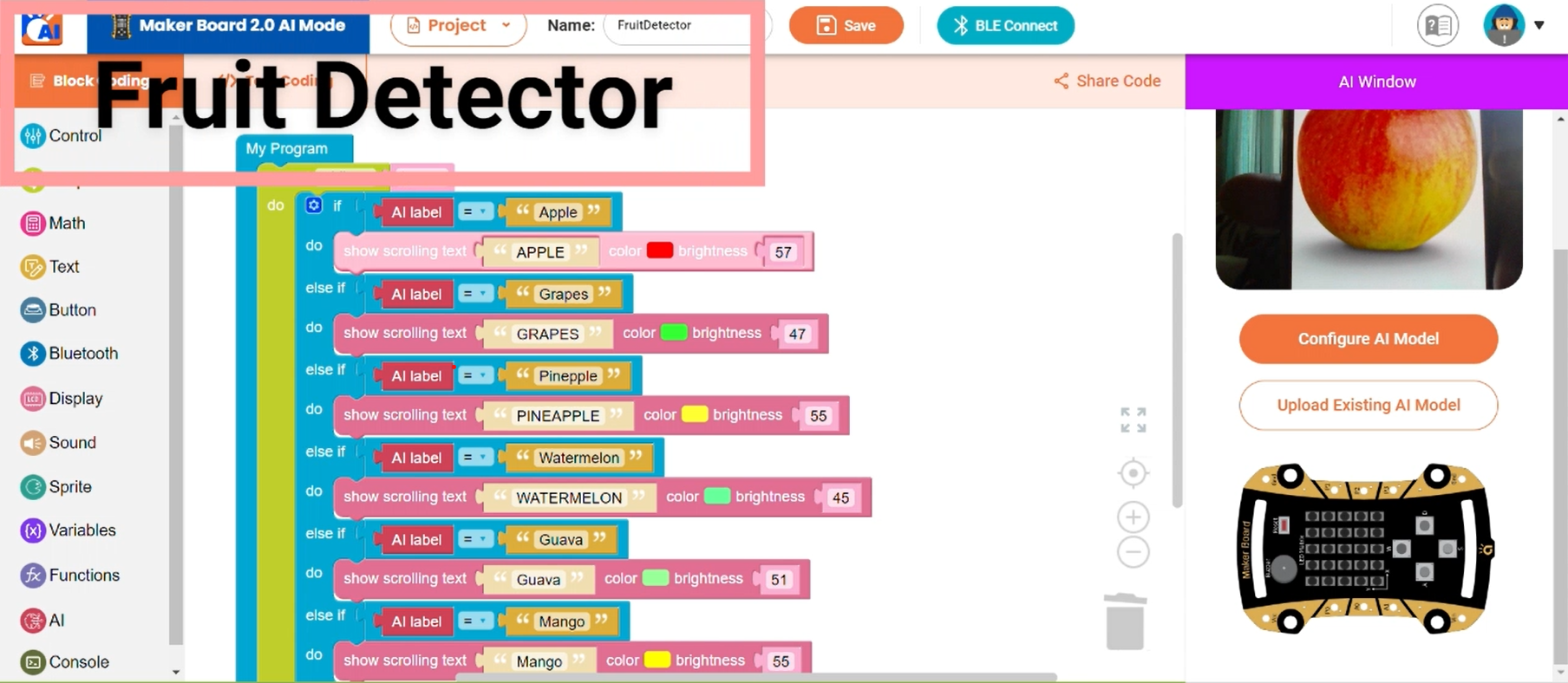 Fruit Detector - Avishkaar Project
