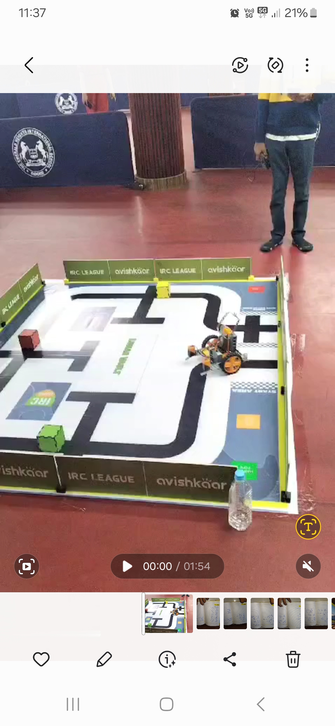 IRC ZONAL LEVEL ROBOT RUN - Avishkaar Project