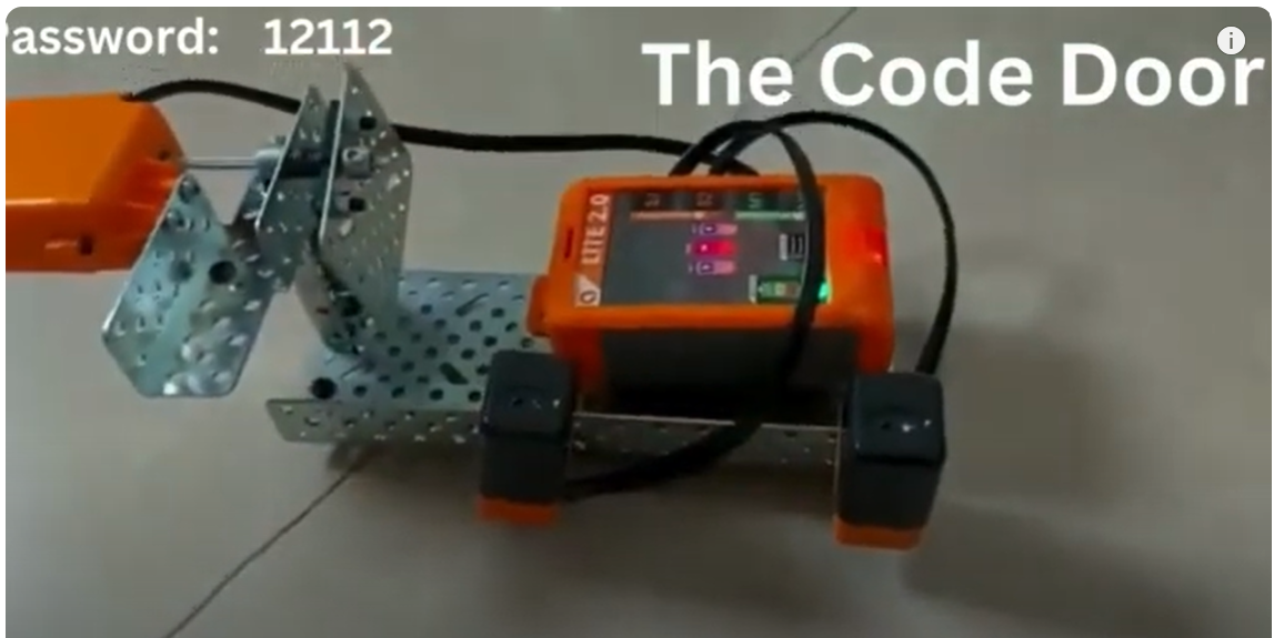Code Door with block code - Avishkaar Project