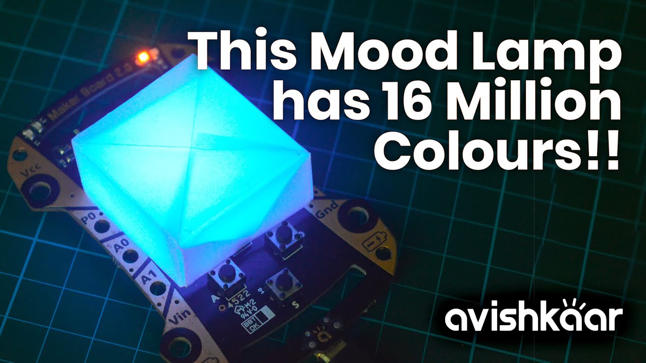 RGB Smart Lamp with Diffuser - Avishkaar Project