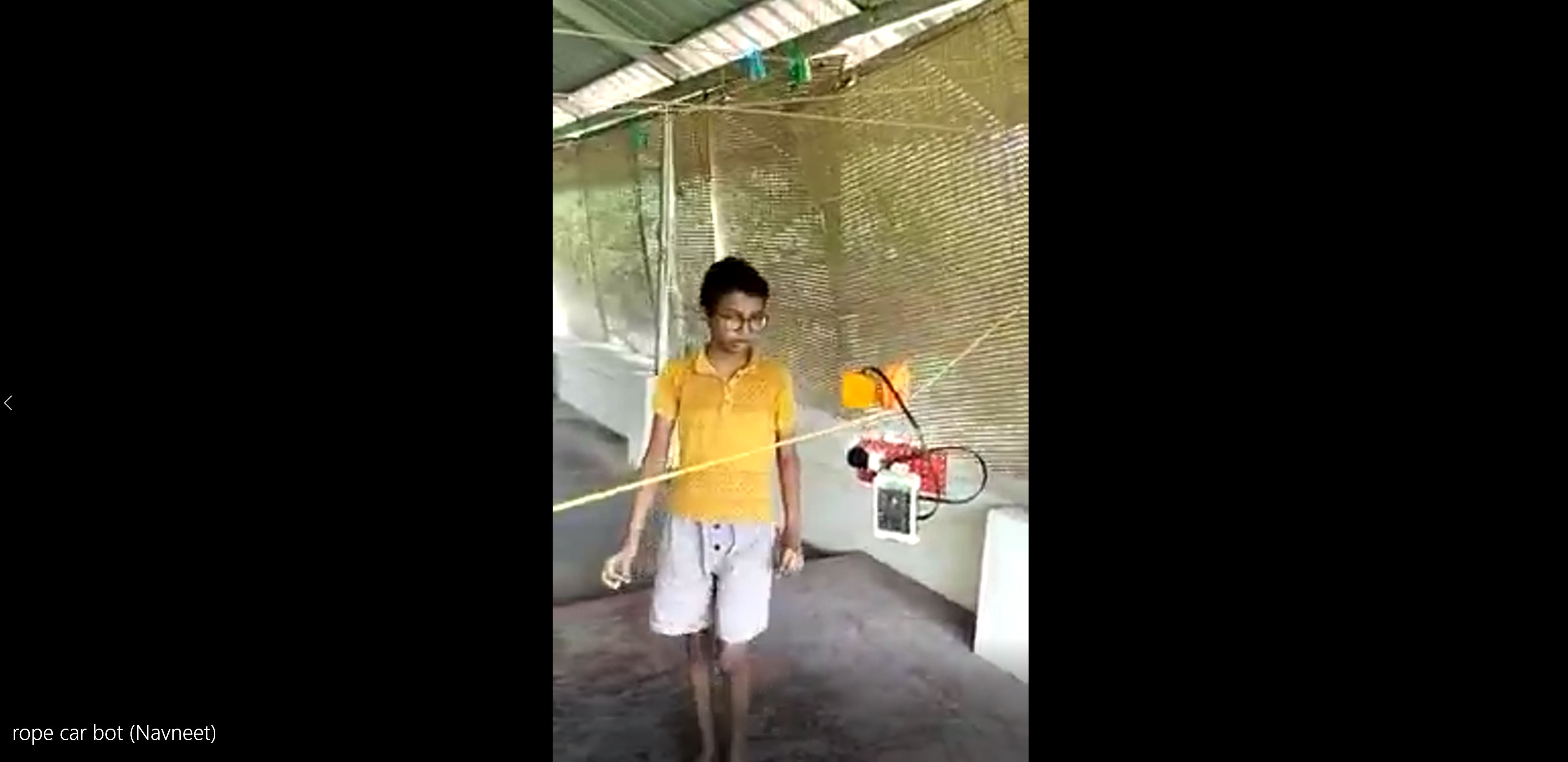 Rope Car Bot - Avishkaar Project