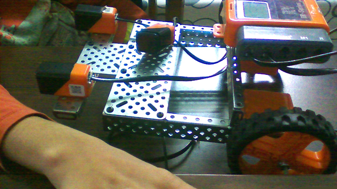 2 IR sensor with touch sensor bot - Avishkaar Project