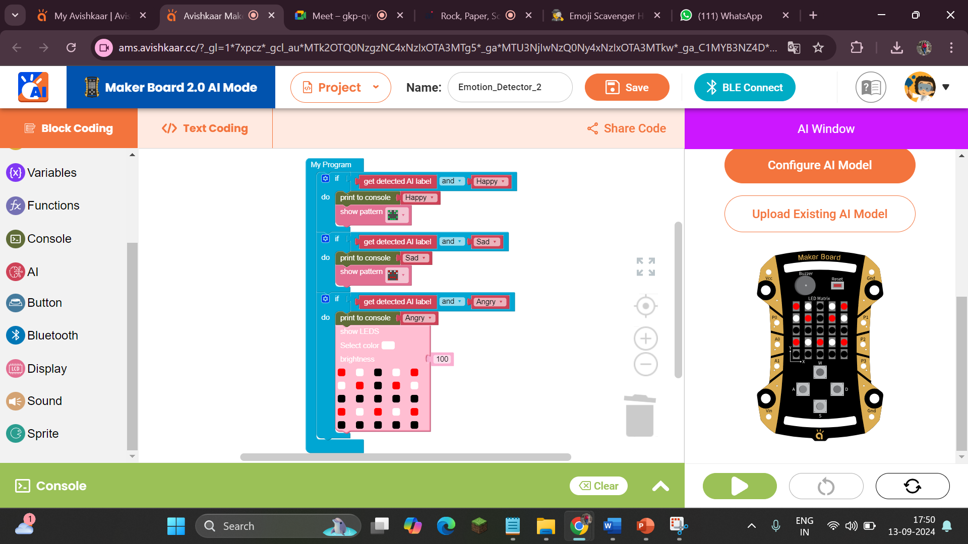 Emotion Detector - Avishkaar Project