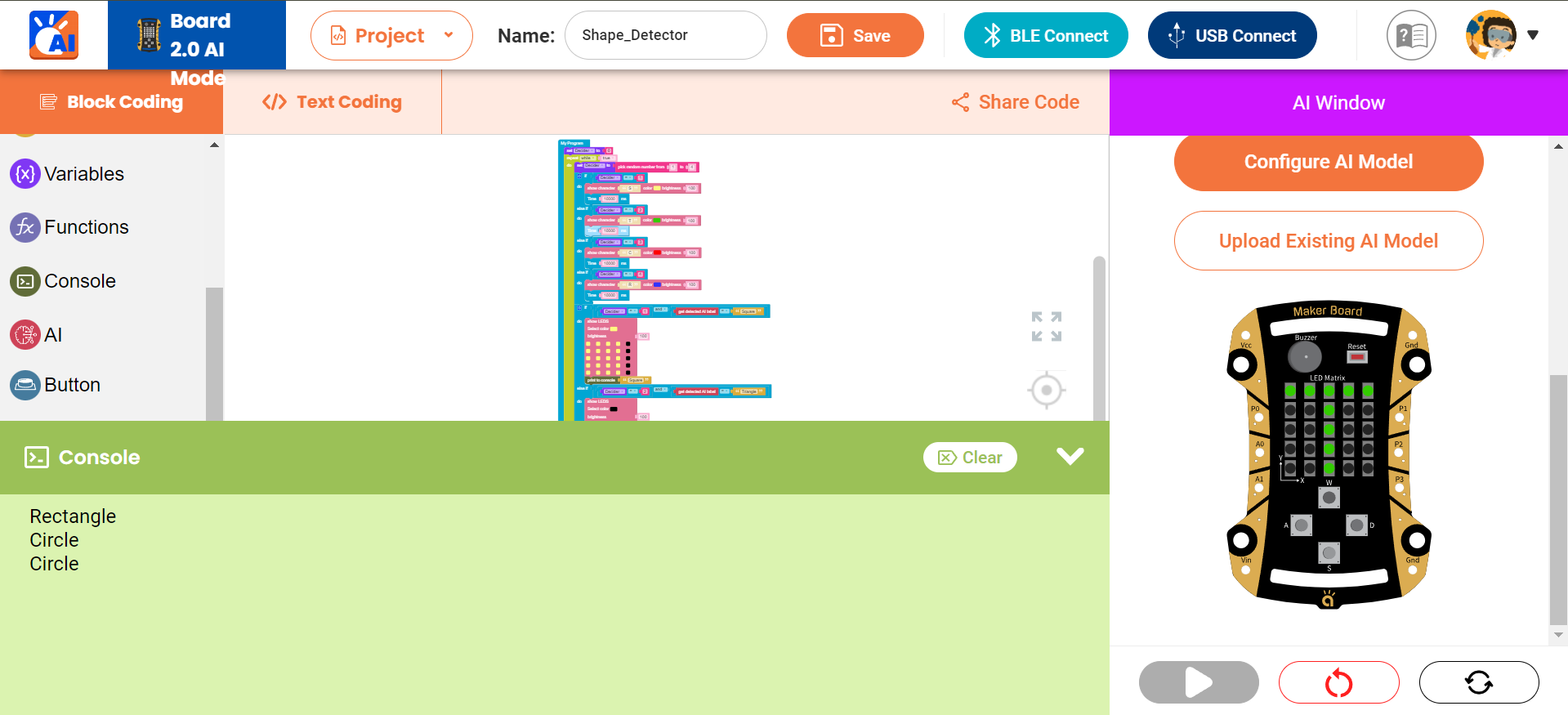Shape Detector - Avishkaar Project
