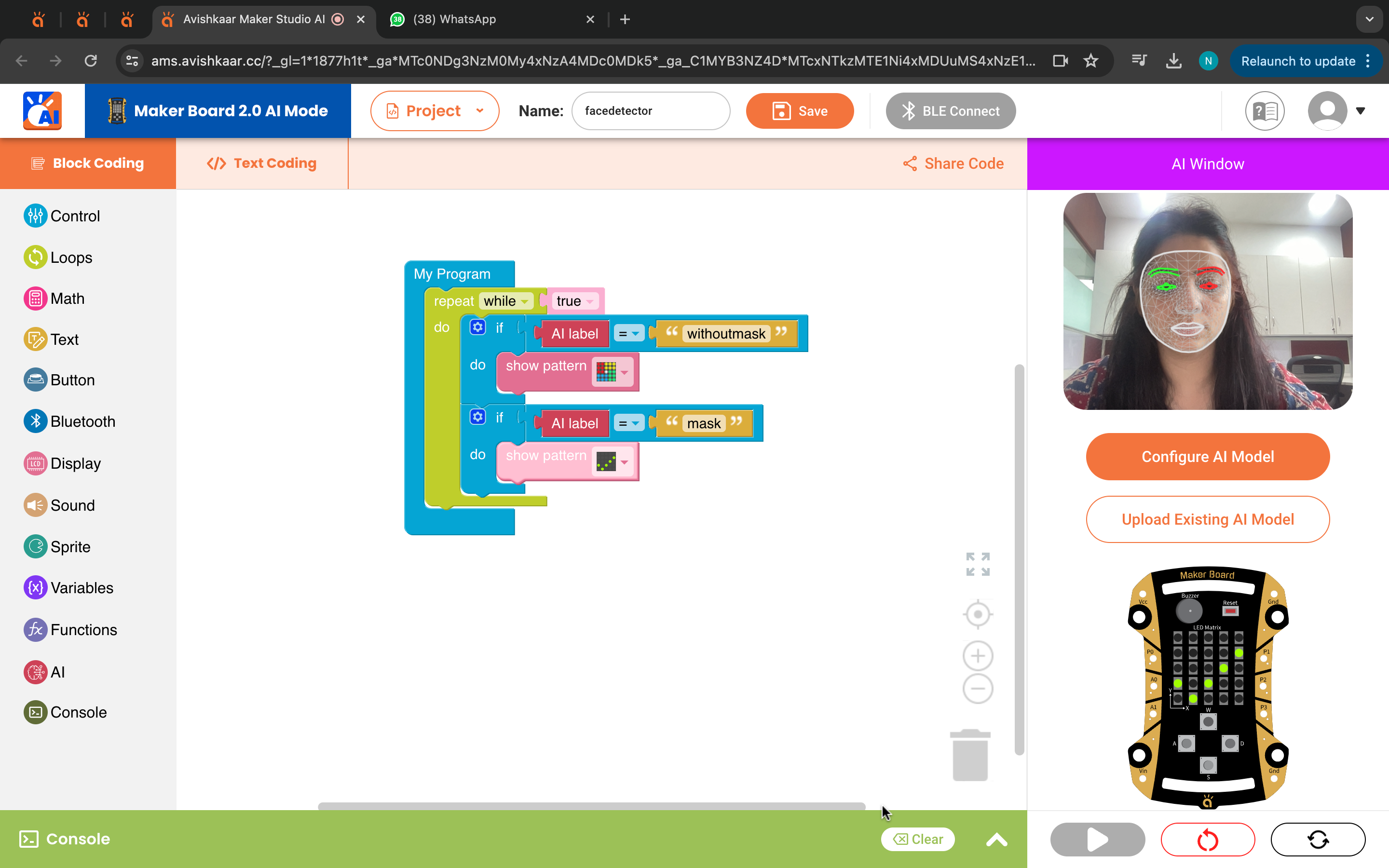 Face mask detector - Avishkaar Project