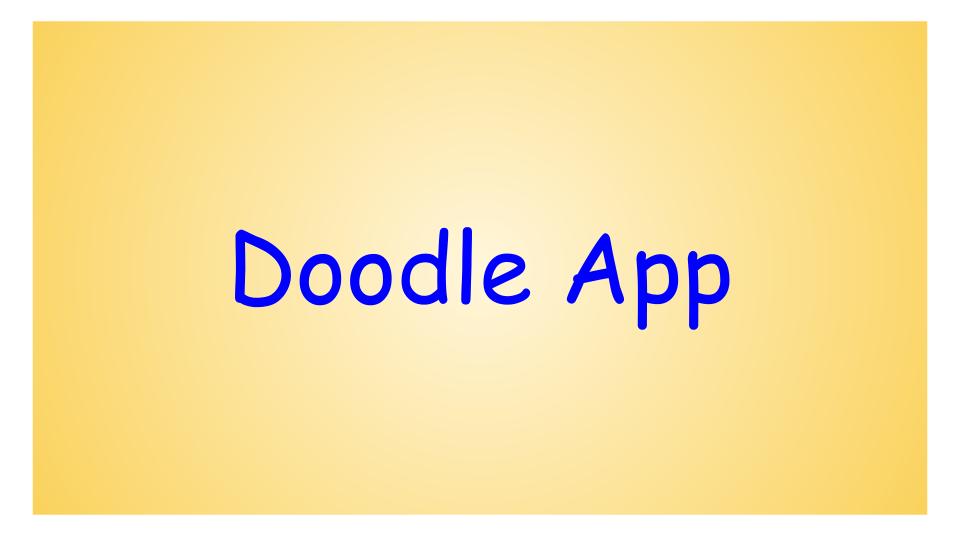 Doodle app - Avishkaar Project