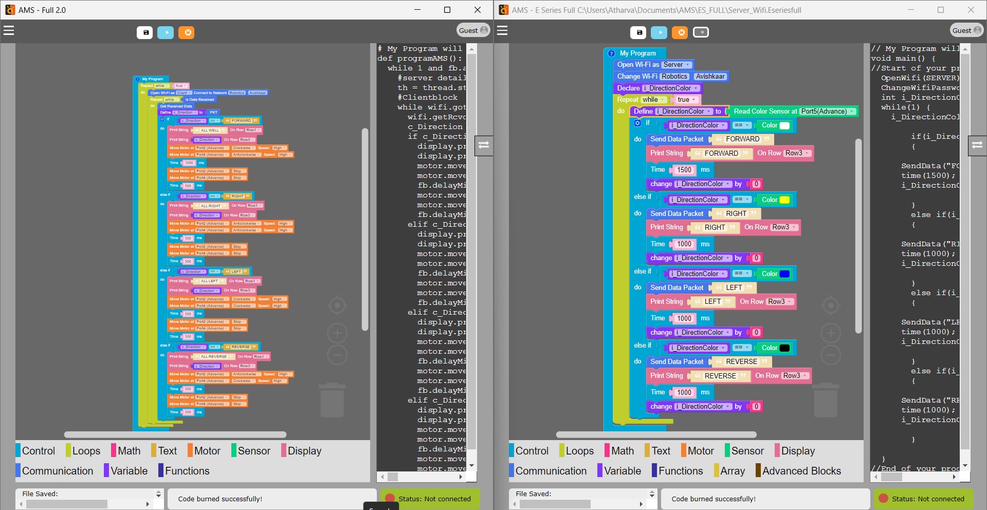 Wifi Remote Control Robot Car - Avishkaar Project